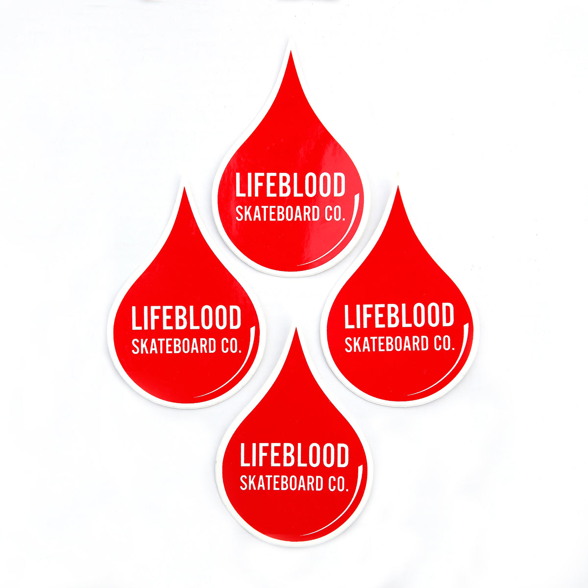 Blood Drop Logo Decal - Medium – Lifeblood Skateboards